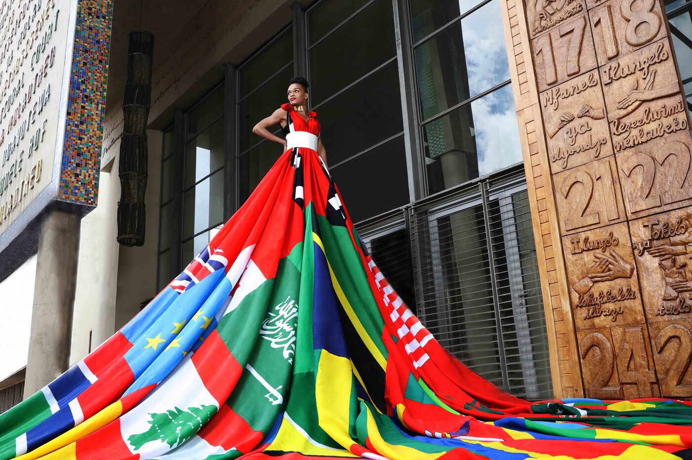 Marking IDAHOT, Dutch Embassy gifts Amsterdam Rainbow Dress photographs ...